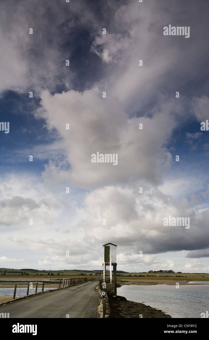 Refuge box causeway lindisfarne hi-res stock photography and images - Alamy