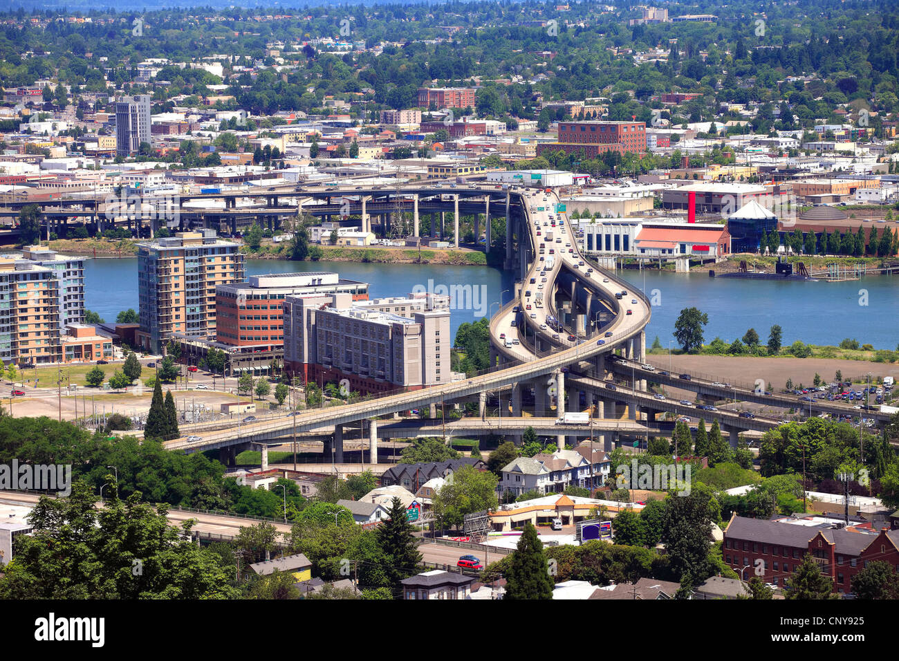Portland Oregon a pacific northwest destination Stock Photo - Alamy