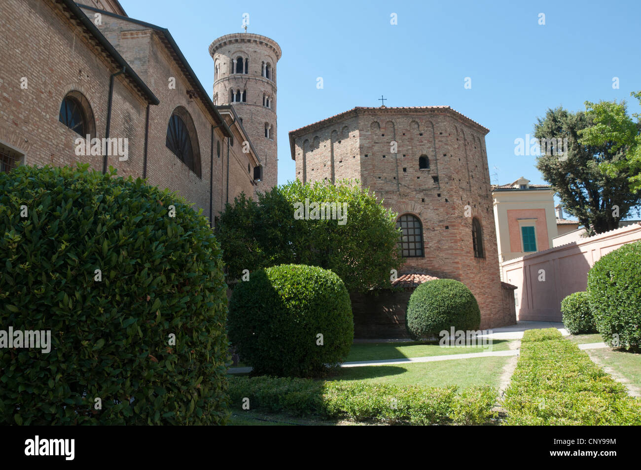The central Italian city of Ravenna known for its superb Byzantine ...