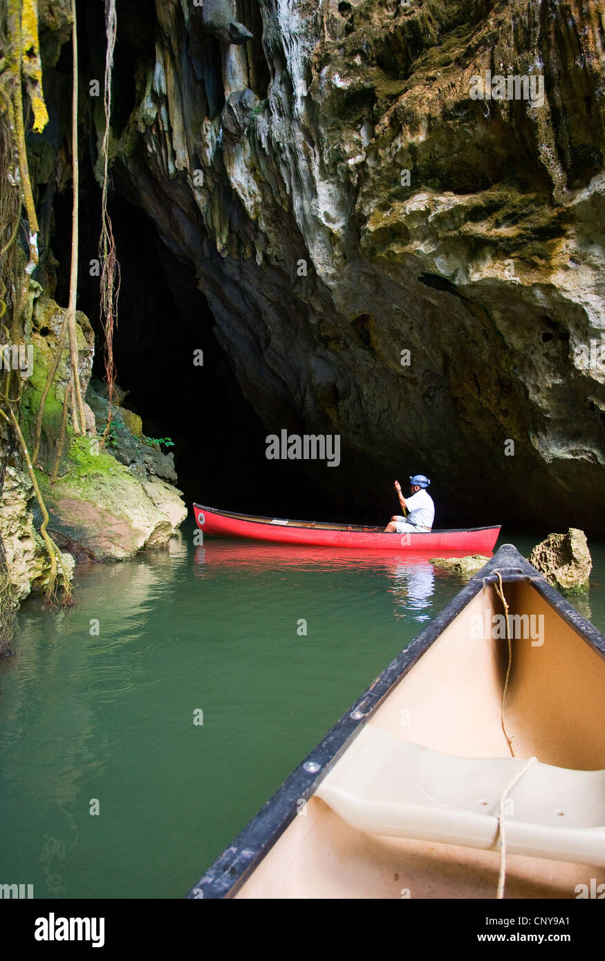 Barton creek cave, belize Stock Photo - Alamy