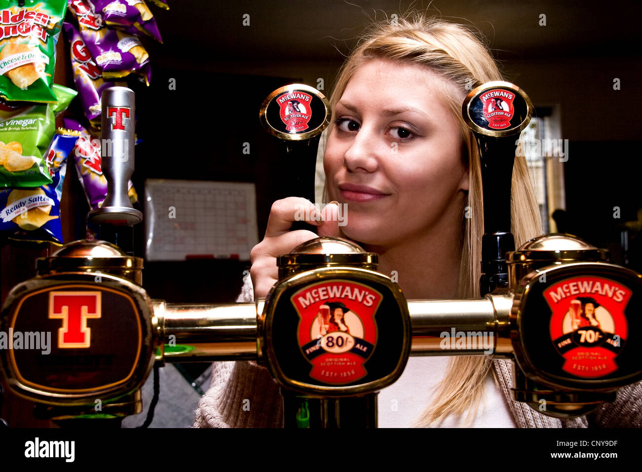Scottish bar staff hi-res stock photography and images - Alamy