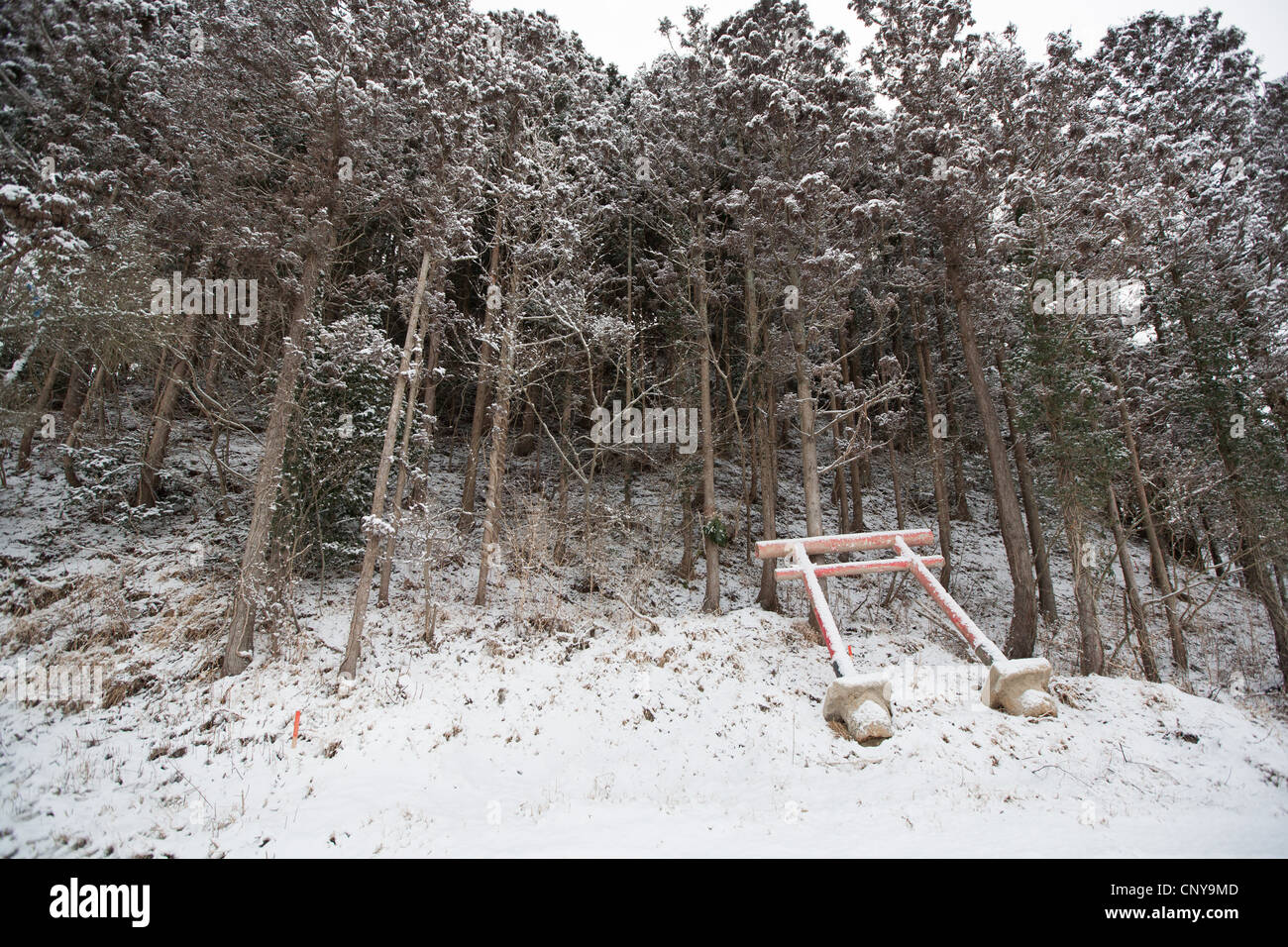 Japanese tsunami gate hi-res stock photography and images - Alamy