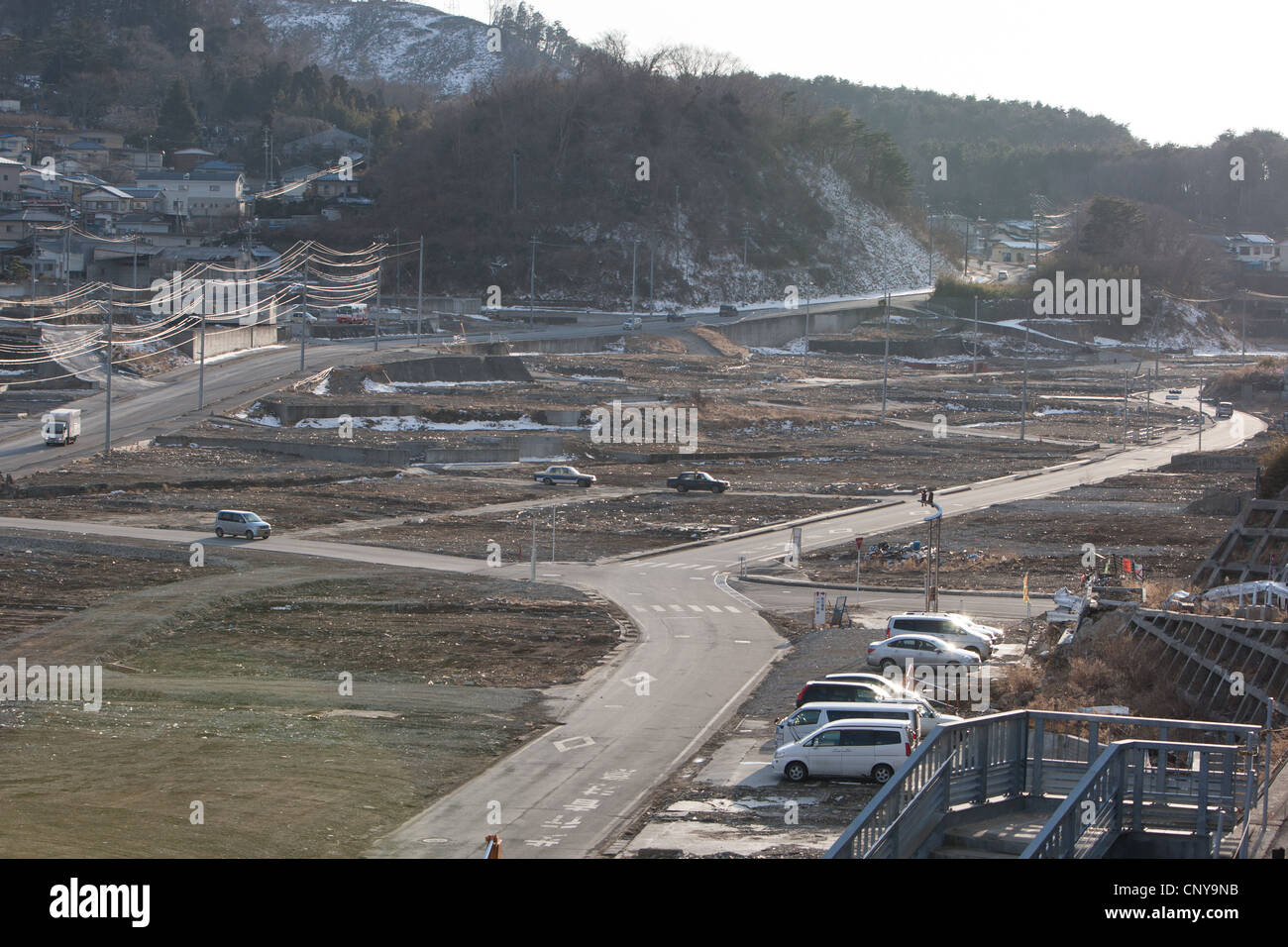 devastation caused by the earthquake and tsunami of March 11th 2001 in ...