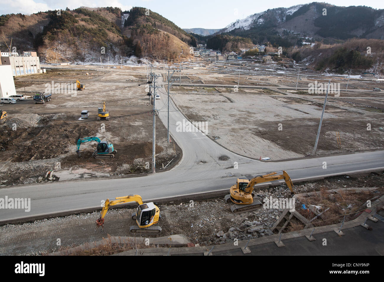devastation caused by the earthquake and tsunami of March 11th 2001 in ...