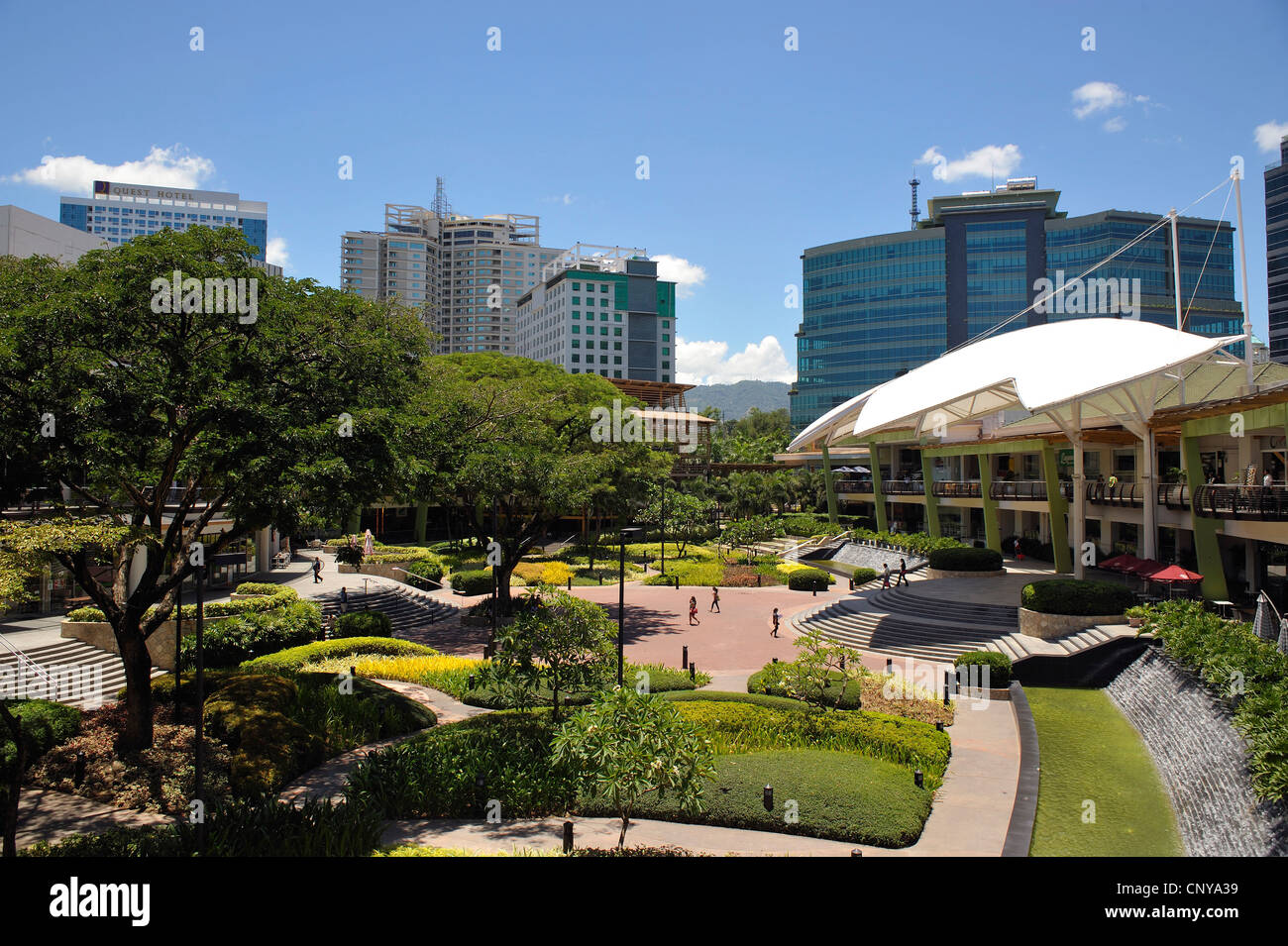 Ayala Center Gardens Cebu City Philippines Stock Photo - Alamy