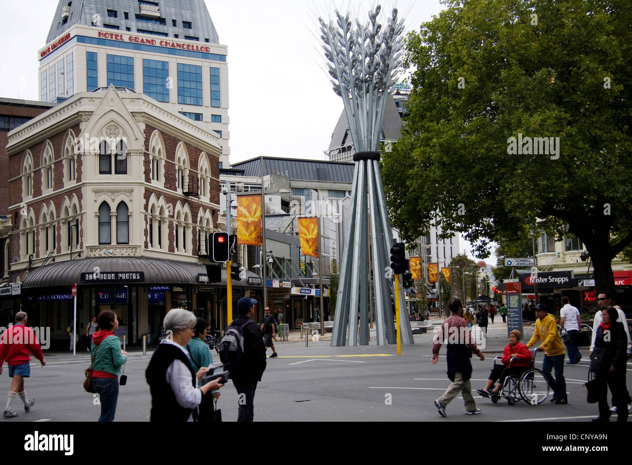 Flour Power sculpture by Regan Gentry at the corner of High and Colombo ...