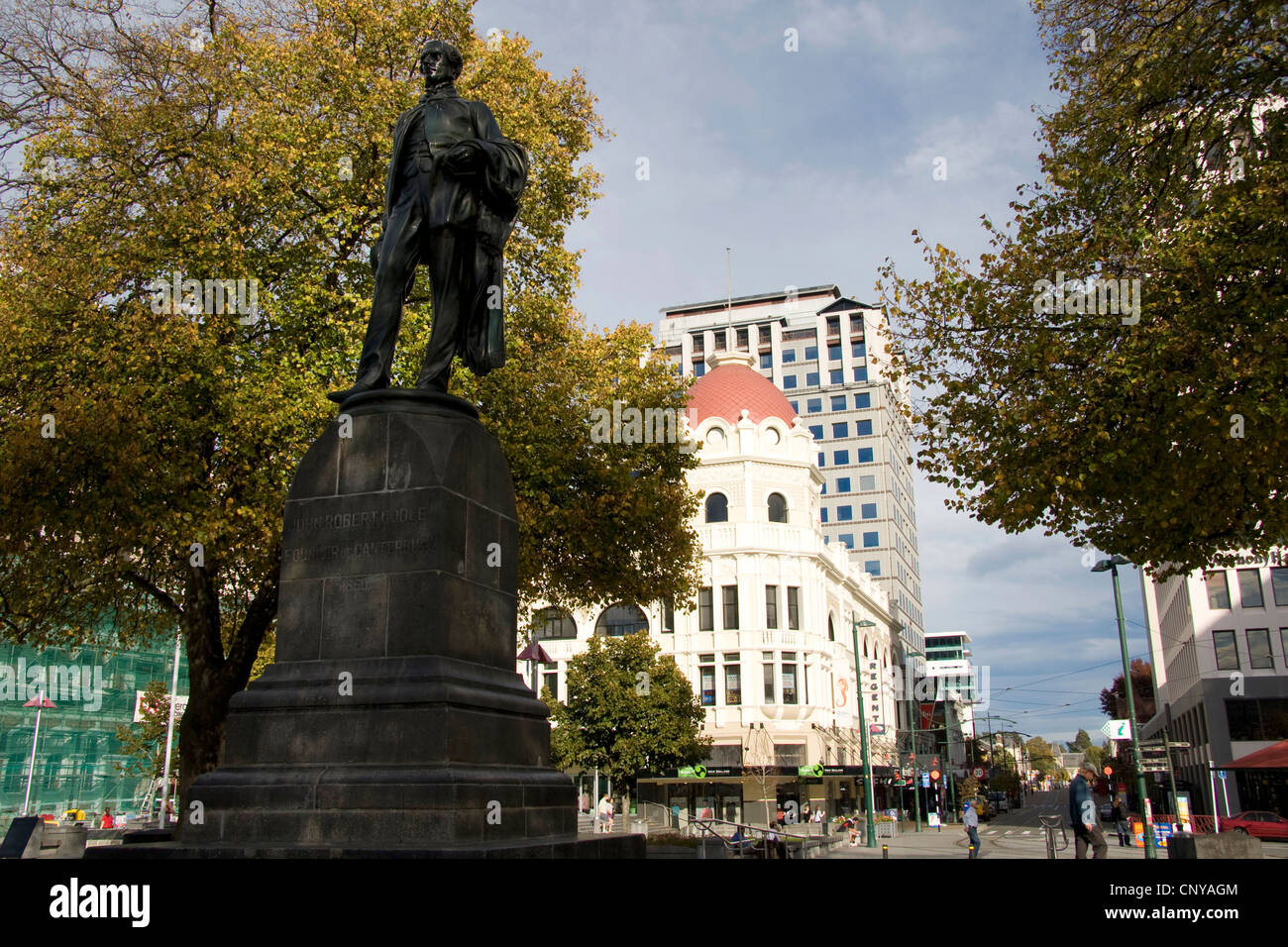 Statue of John Robert Godley, founder of Canterbury, in Cathedral ...