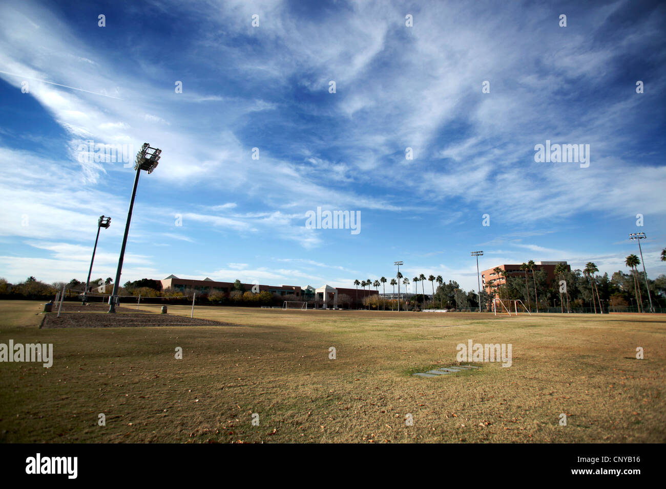 ASU Student recreation center soccer field Stock Photo - Alamy