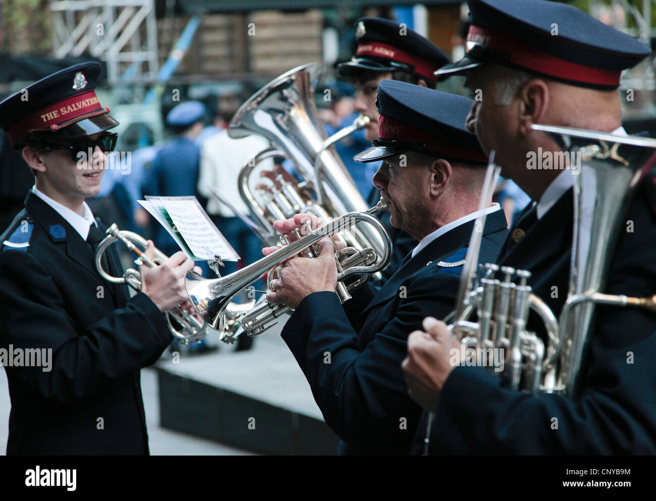 A photograph taken at the Anzac Day march to commemorate Australia's ...