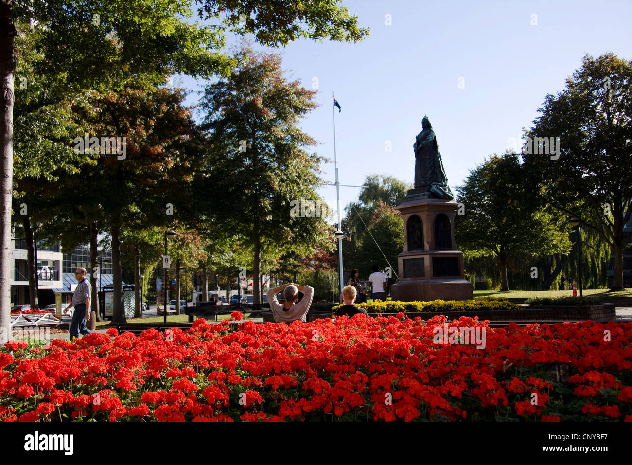 The Victoria Square, Christchurch Stock Photo - Alamy