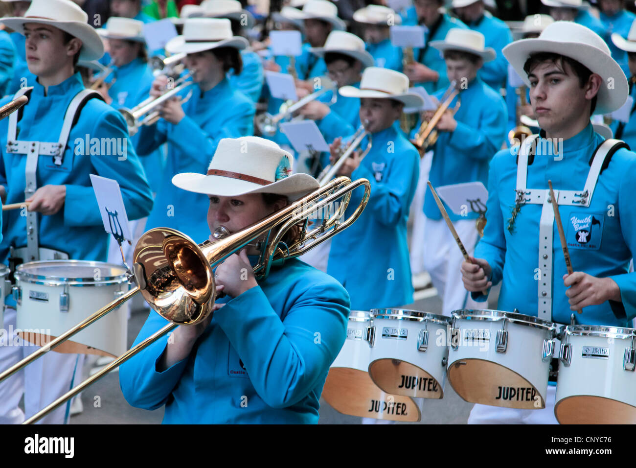 A photograph taken at the Anzac Day march to commemorate Australia's ...