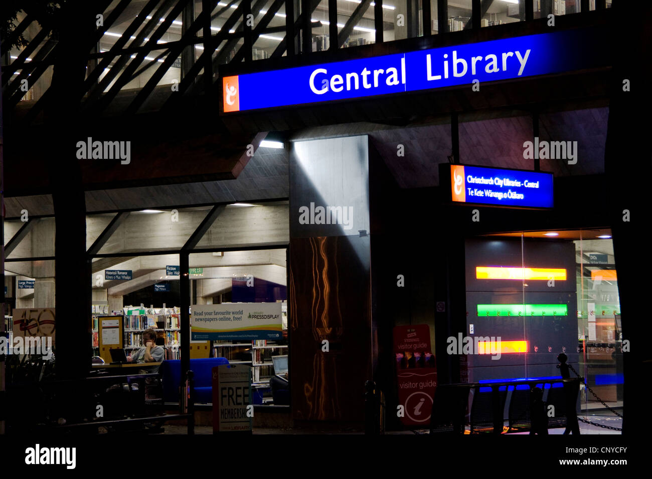 Central Library, Christchurch Stock Photo - Alamy