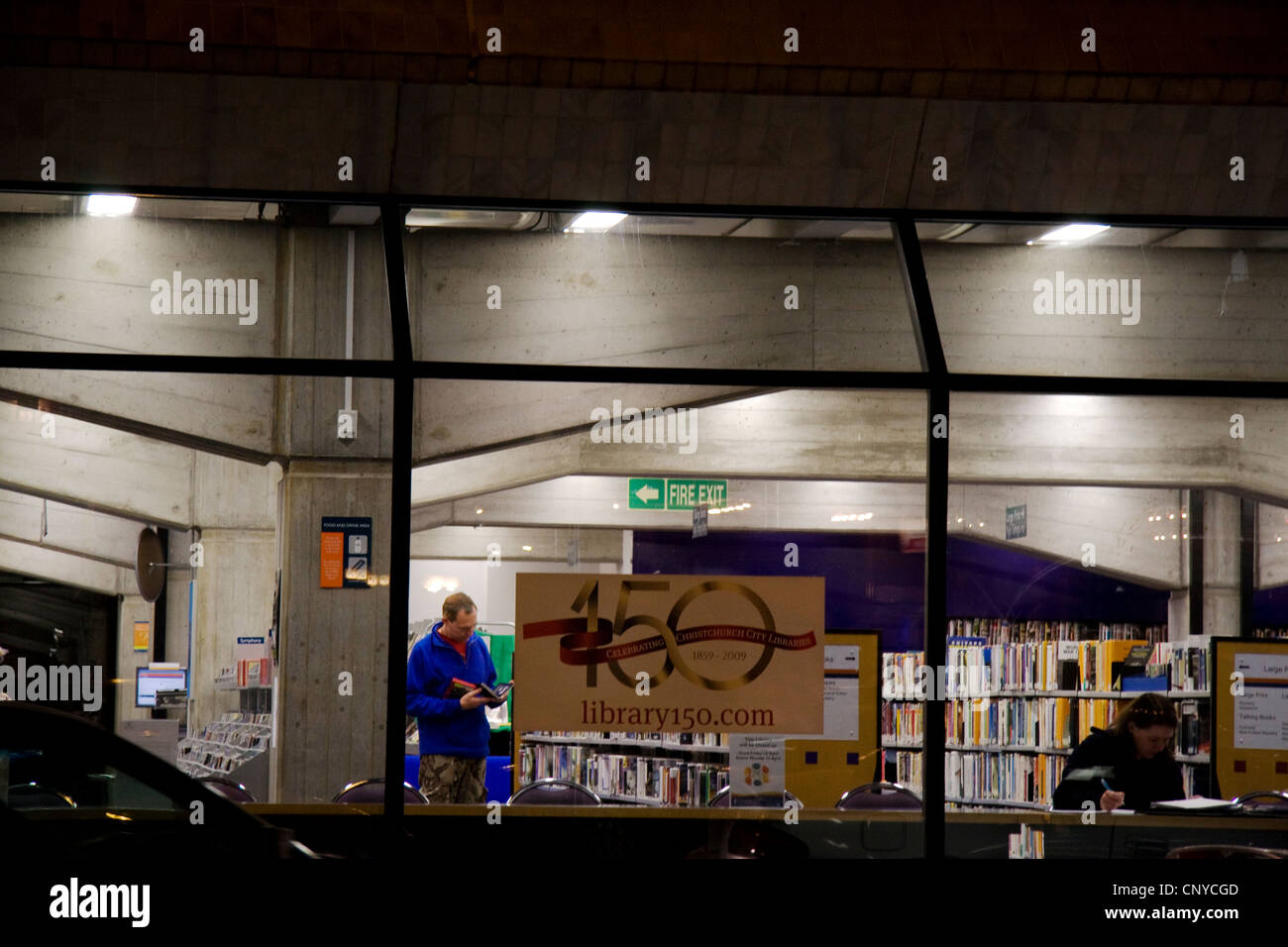 Central Library, Christchurch Stock Photo - Alamy
