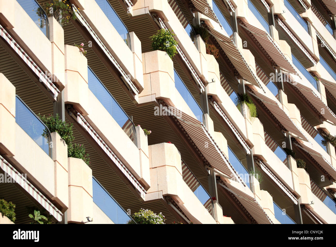 Tower blocks building in Monaco Stock Photo - Alamy