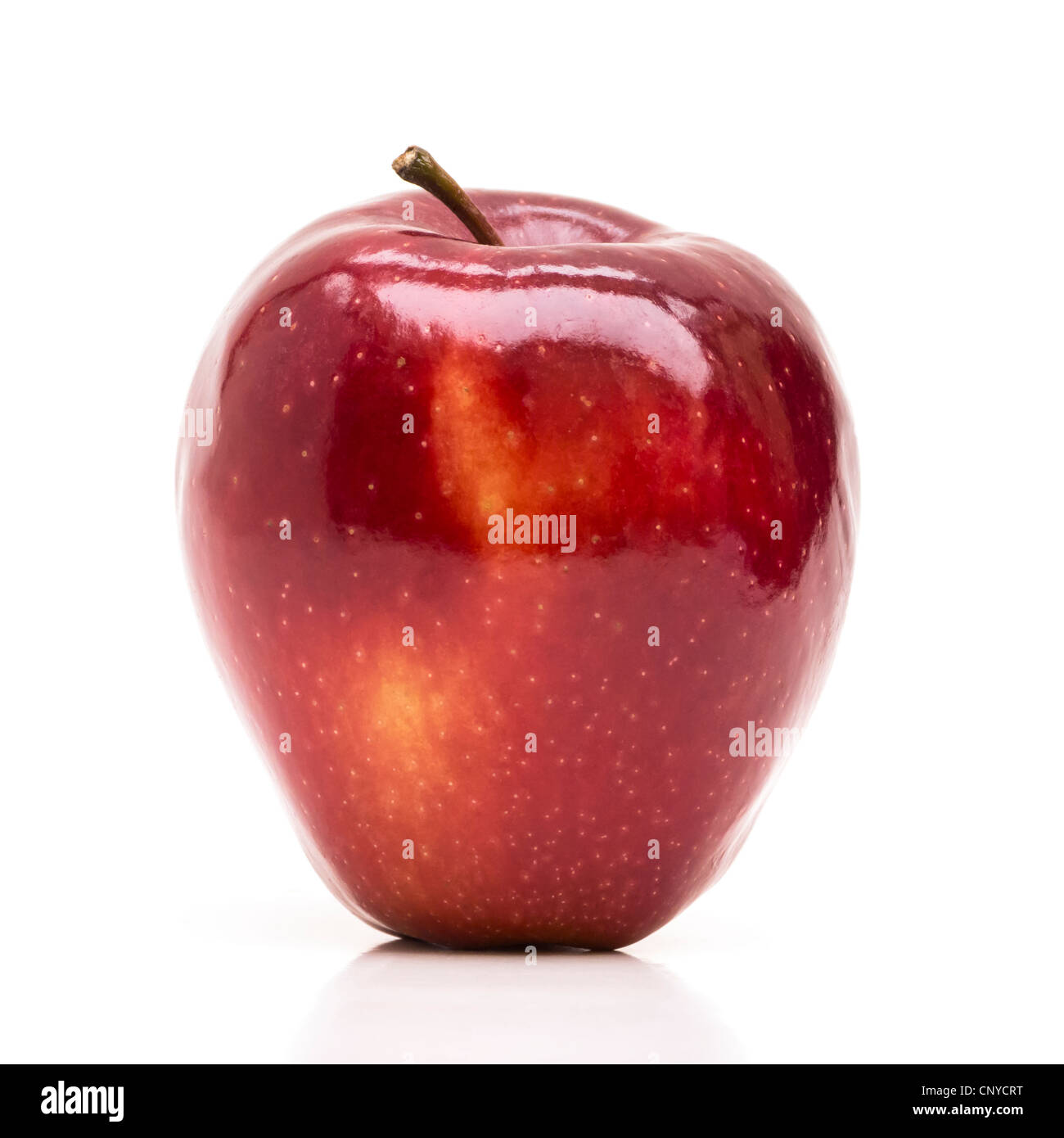 Red shiny apple hi-res stock photography and images - Alamy