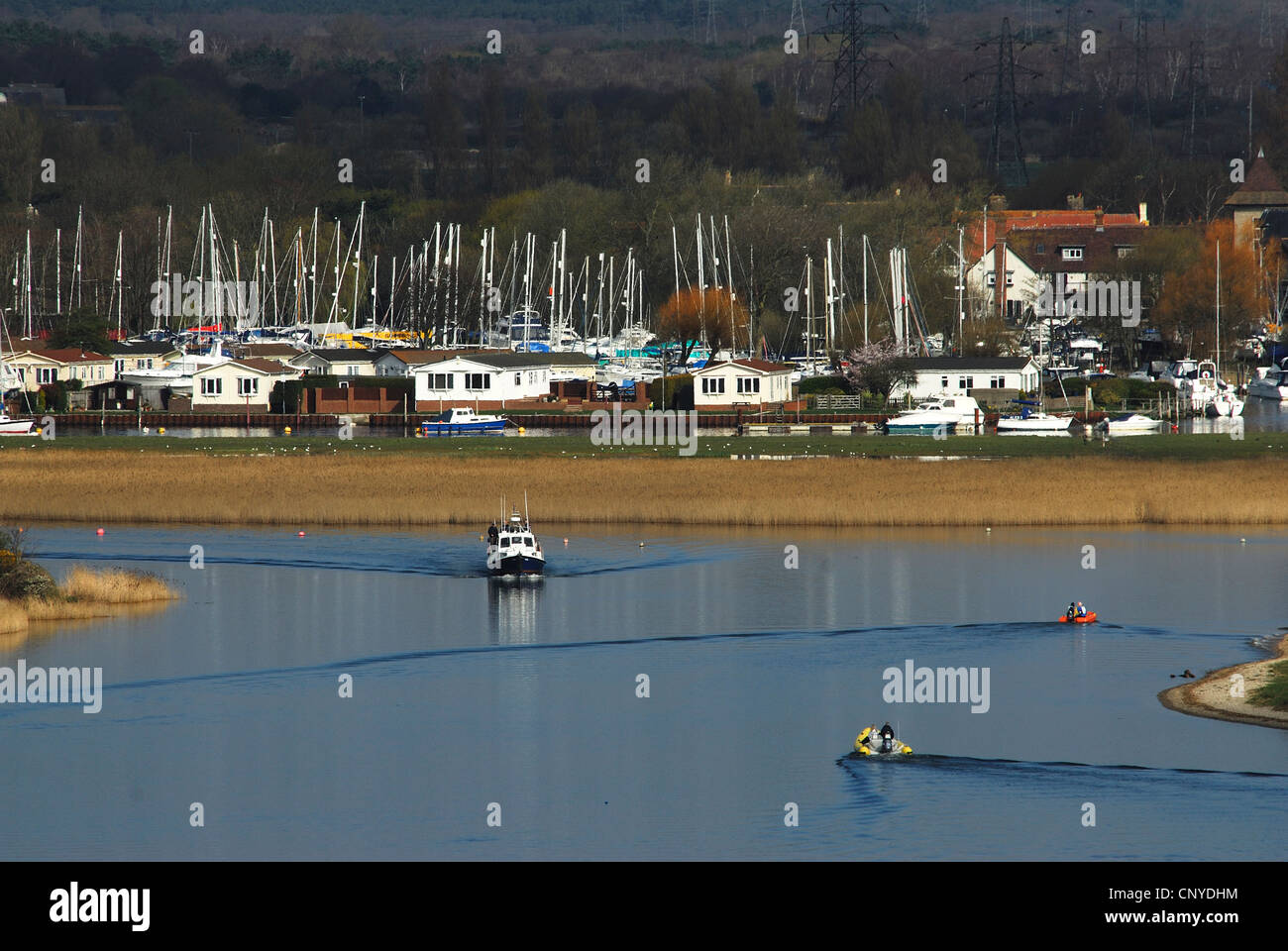 Small harbour sailing boats hi-res stock photography and images - Alamy