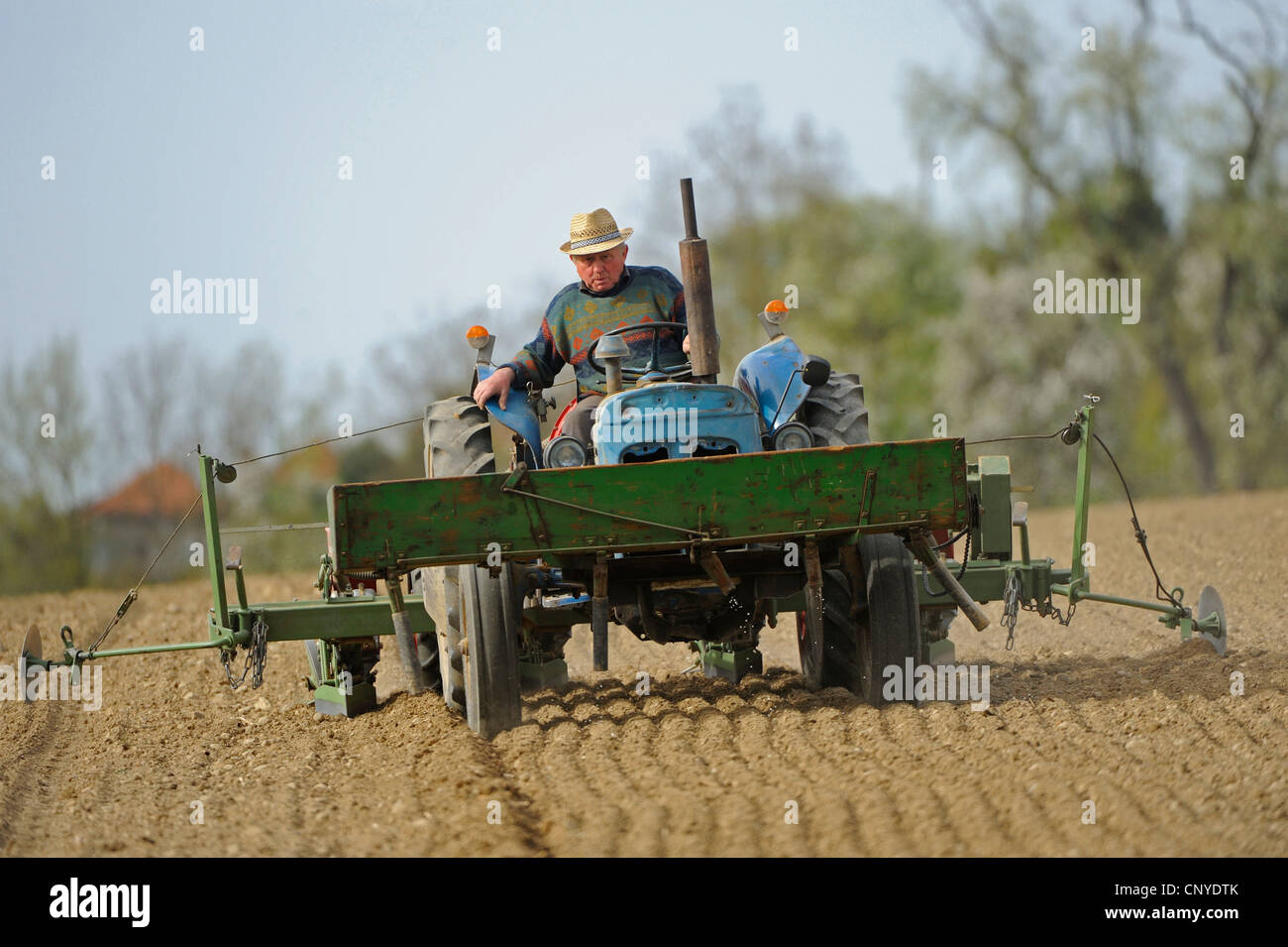 Human ploughing a field hi-res stock photography and images - Alamy