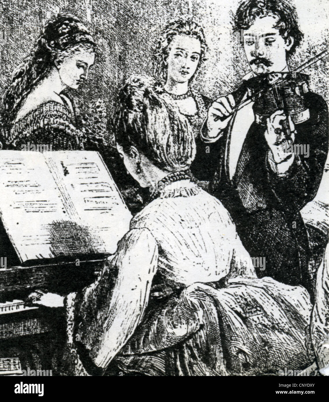 Victorian scene hi-res stock photography and images - Alamy