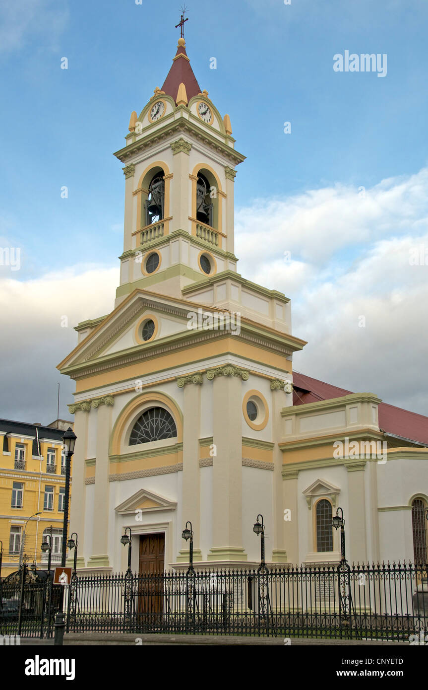 Punta Arenas Sacred Heart Cathedral Plaza Armas Patagonia Chile Stock ...