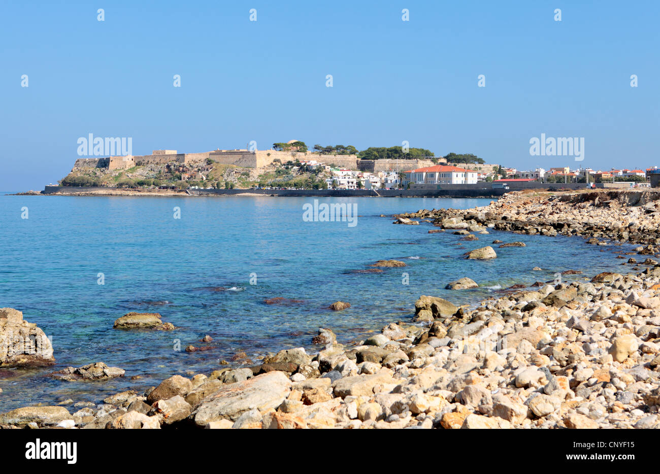 A view of the 16th Century castle, the Fortezza, in the city of ...