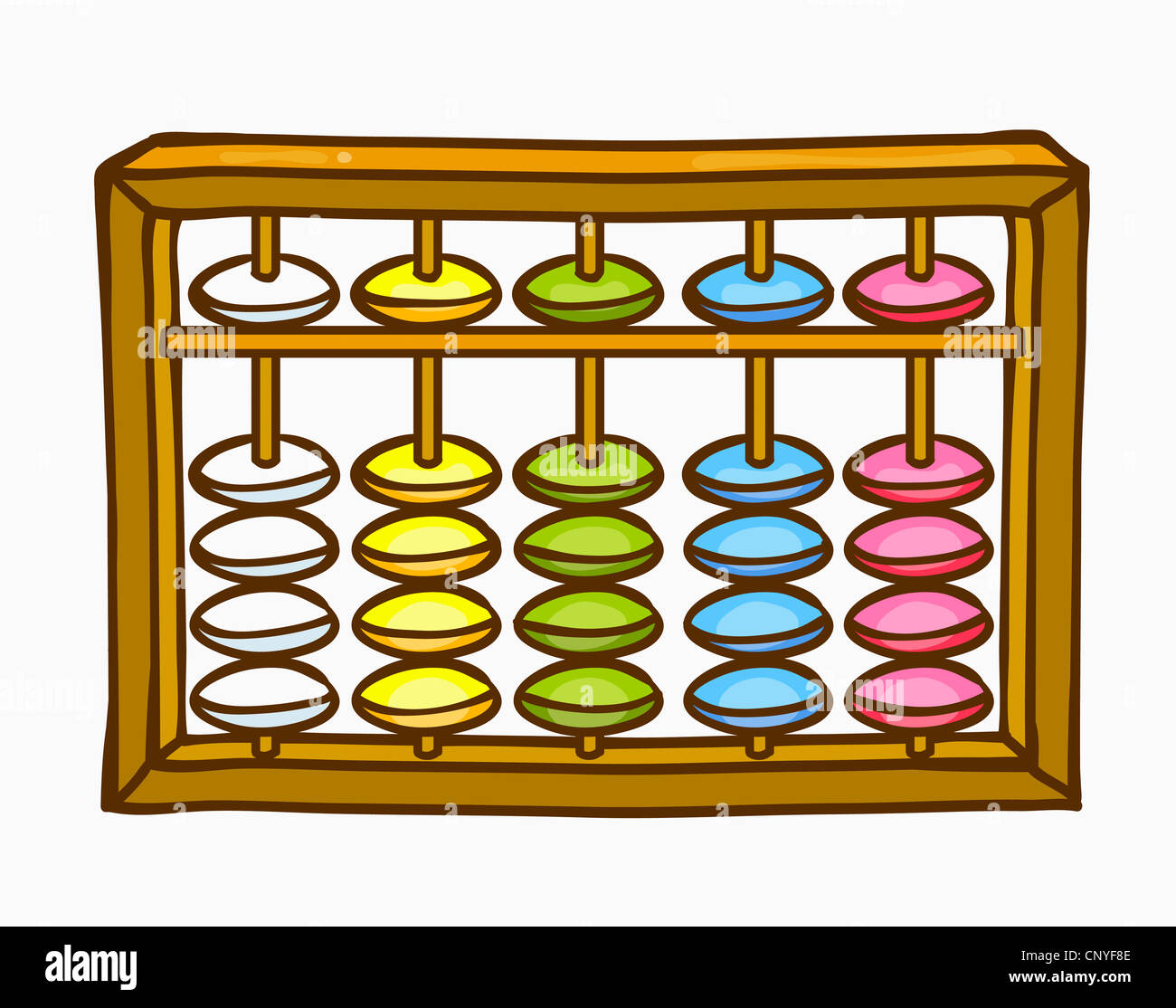 A colorful abacus Stock Photo - Alamy