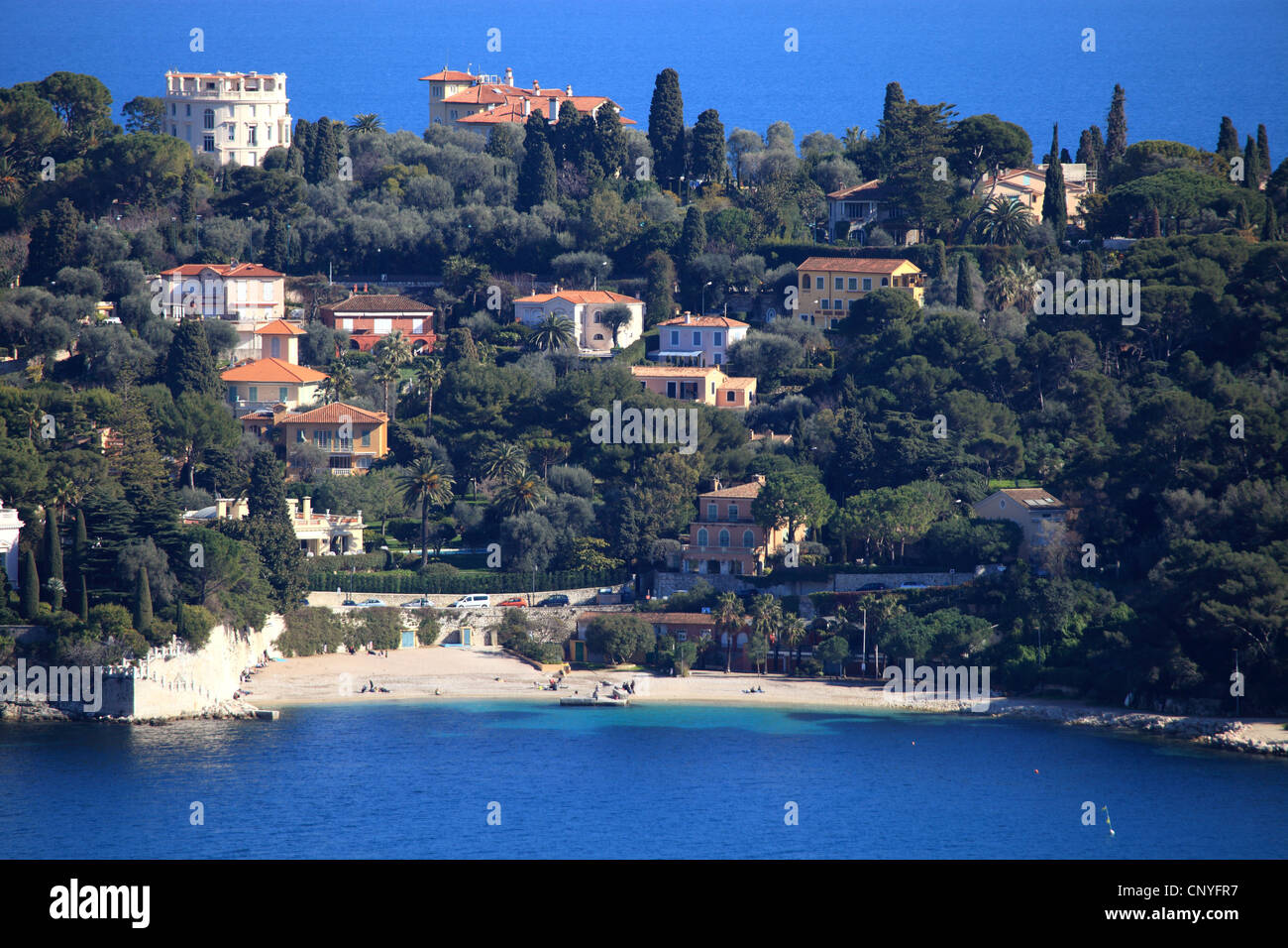 Luxurious villa of the Cap Ferrat Stock Photo - Alamy