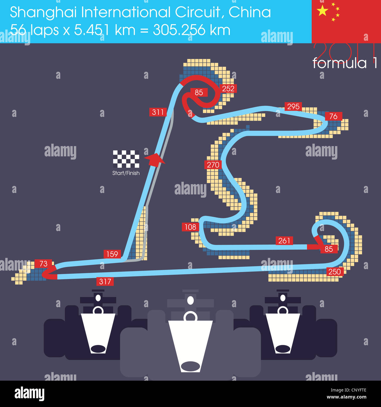 F1 China circuit Stock Photo - Alamy