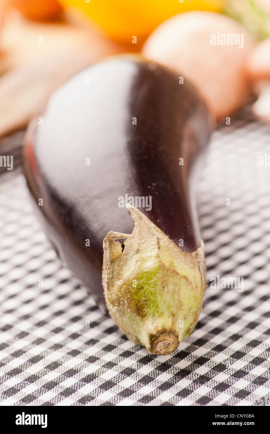 Closeup of Eggplant (Aubergine Stock Photo - Alamy