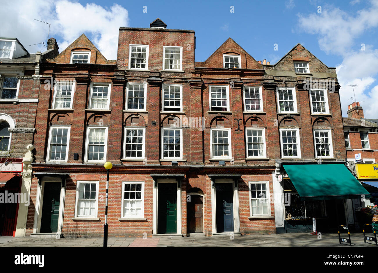 Cromwellian Grade 1 listed historic houses at 52-55 Newington Green are ...