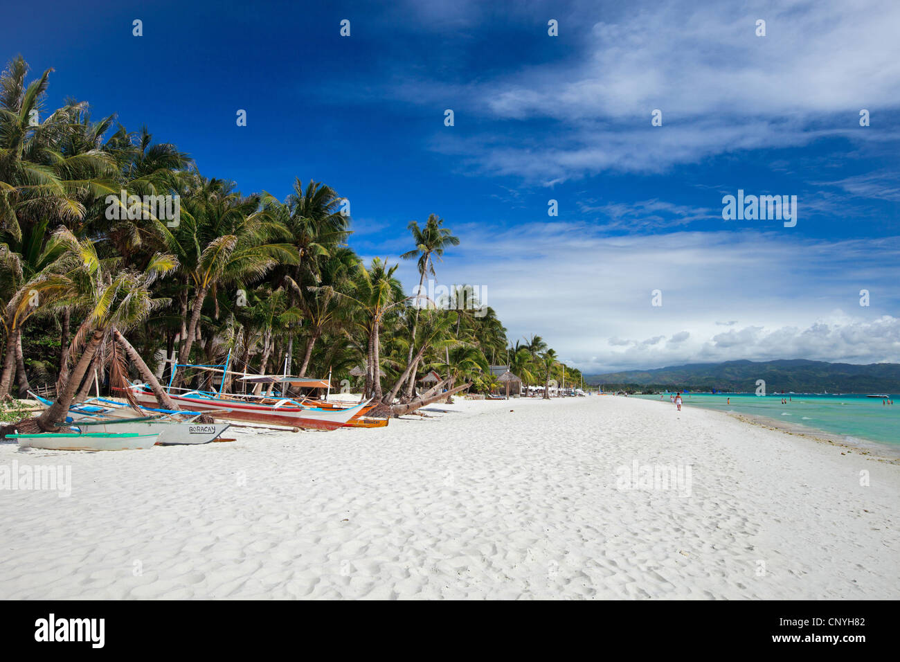 Boracay palm trees hi-res stock photography and images - Alamy