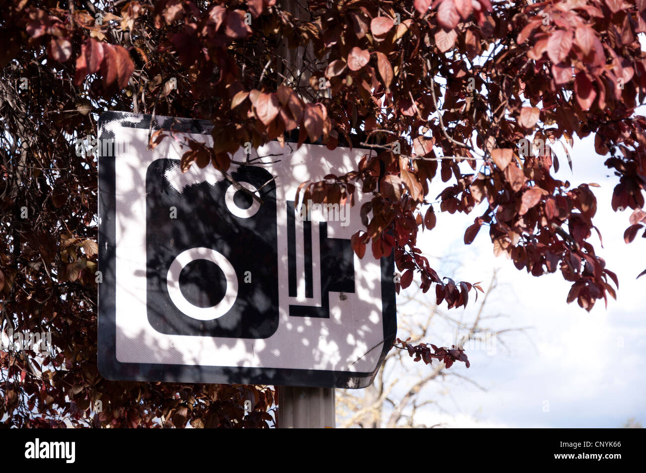 Traffic Camera Warning Sign High Resolution Stock Photography and ...
