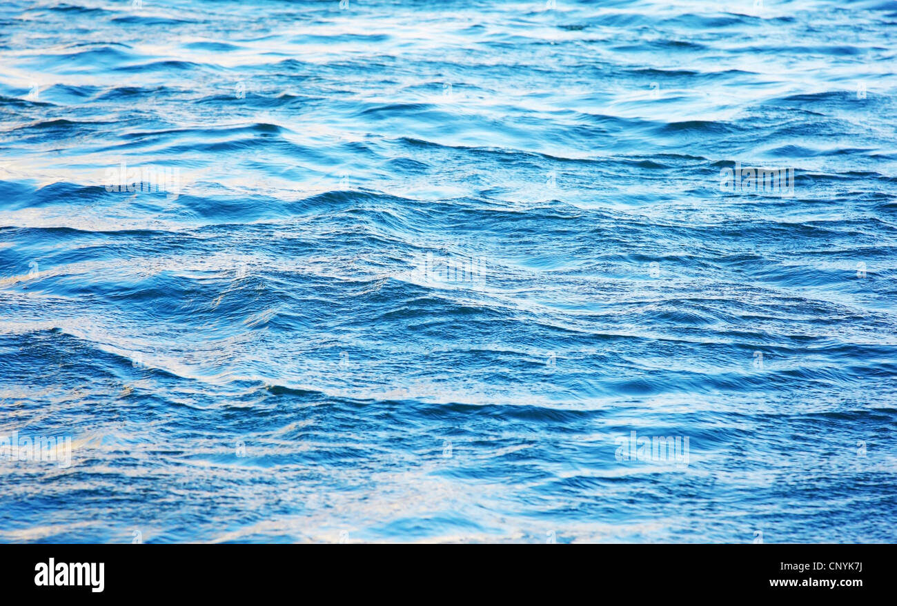 Blue water background with wavy pattern Stock Photo - Alamy
