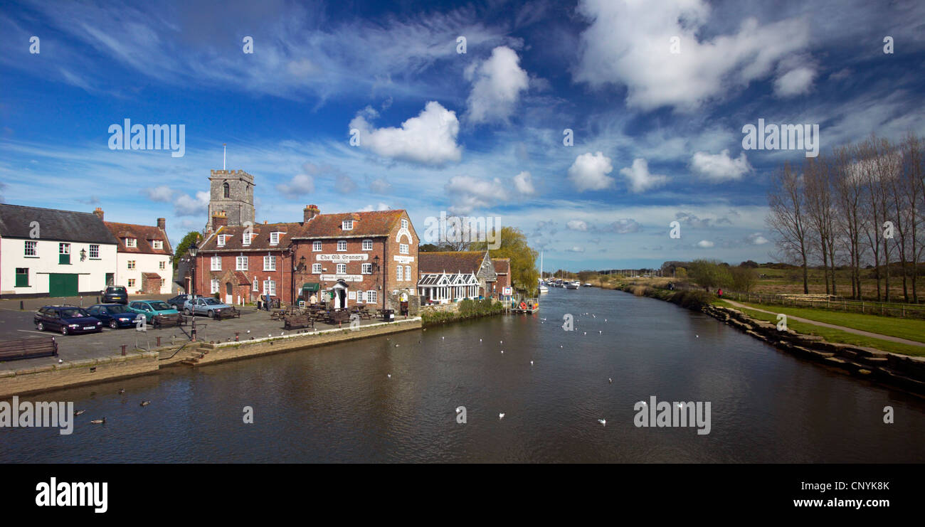 Wareham Quay, River Frome, Wareham, Dorset, England, UK Stock Photo - Alamy