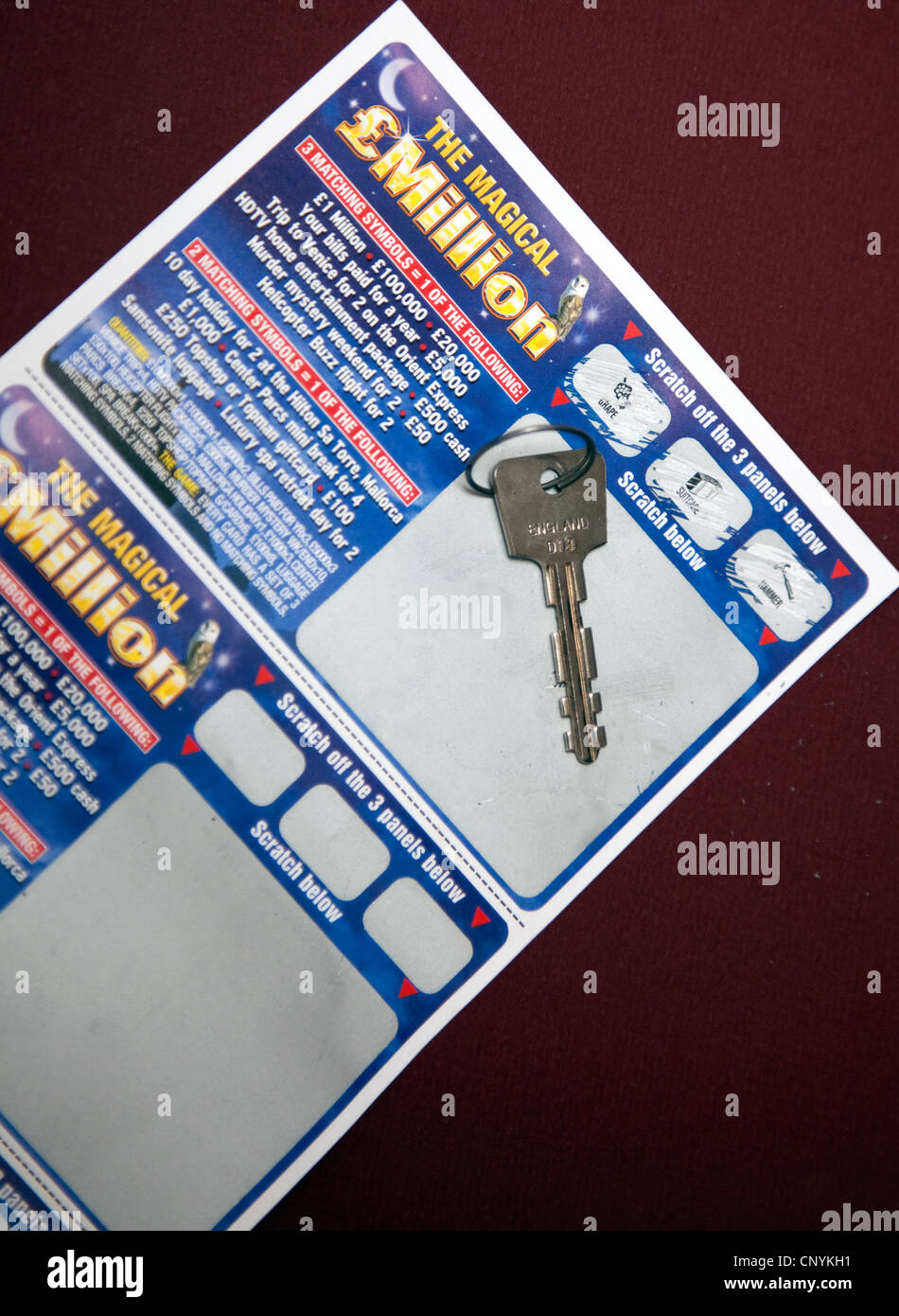 Scratchcard hi-res stock photography and images - Alamy