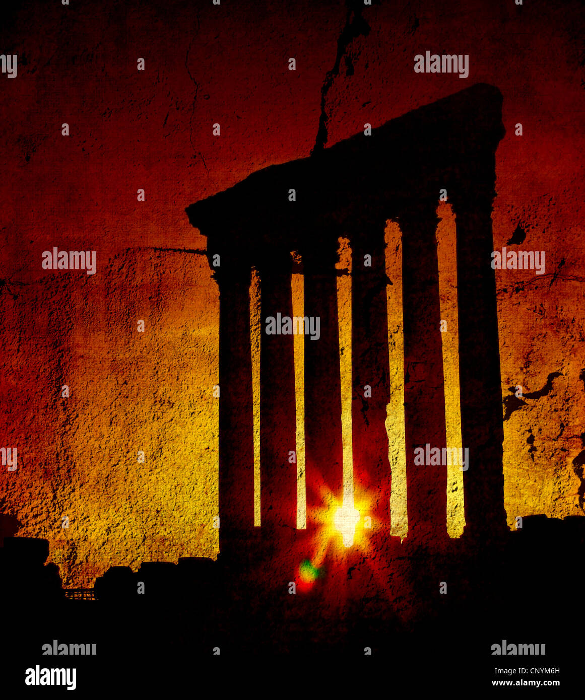 Ancient roman statue sunset hi-res stock photography and images - Alamy