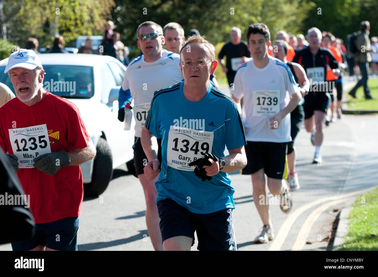 Runners in a 10k race Stock Photo - Alamy