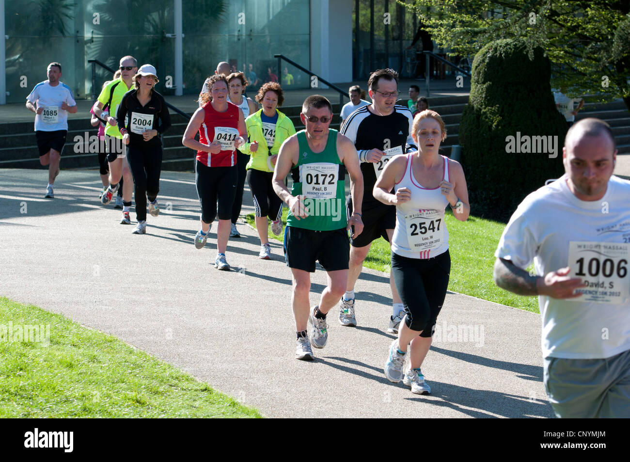 Runners in a 10k race Stock Photo - Alamy