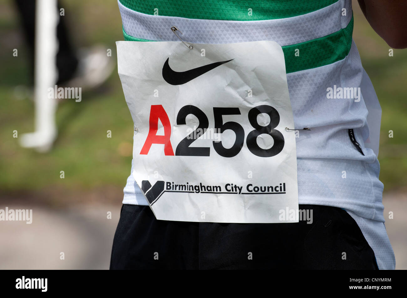 Number on runner Stock Photo - Alamy