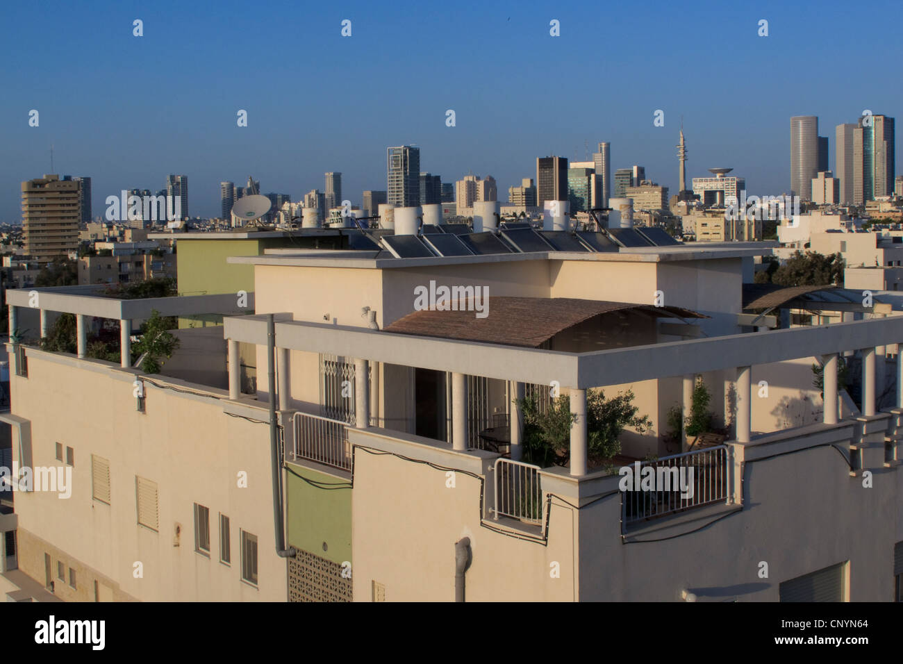 Scape of Tel Aviv downtown Israel Stock Photo - Alamy