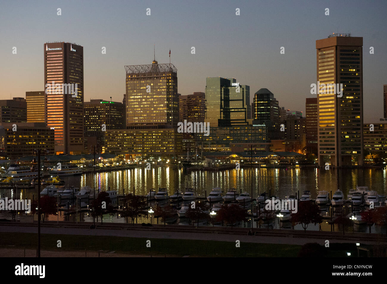 Baltimore city skyline hi-res stock photography and images - Alamy