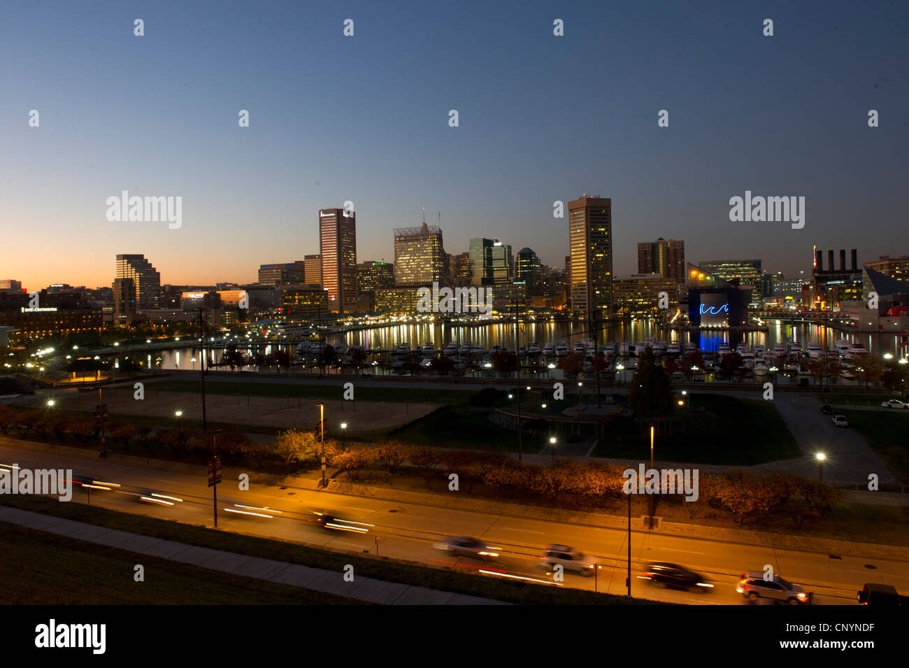 Baltimore city skyline hi-res stock photography and images - Alamy