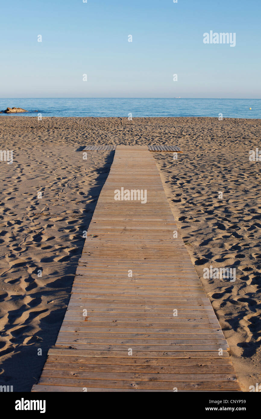 Path in the beach Stock Photo - Alamy