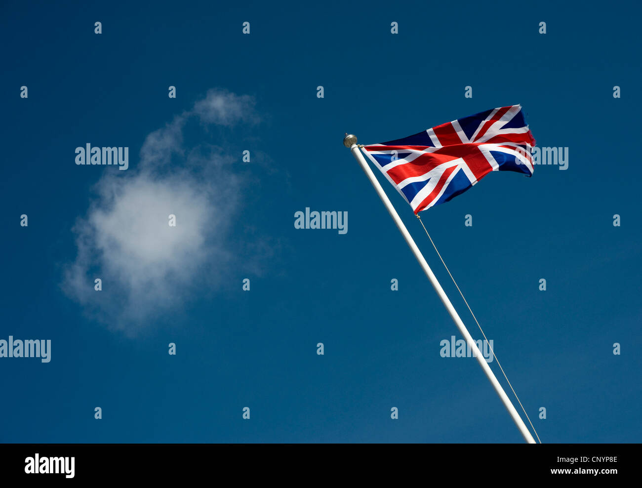Union Jack & cloud, Northern Ireland Stock Photo - Alamy