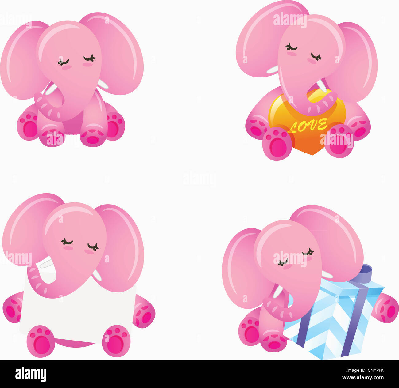 Pink elephant image Stock Photo - Alamy