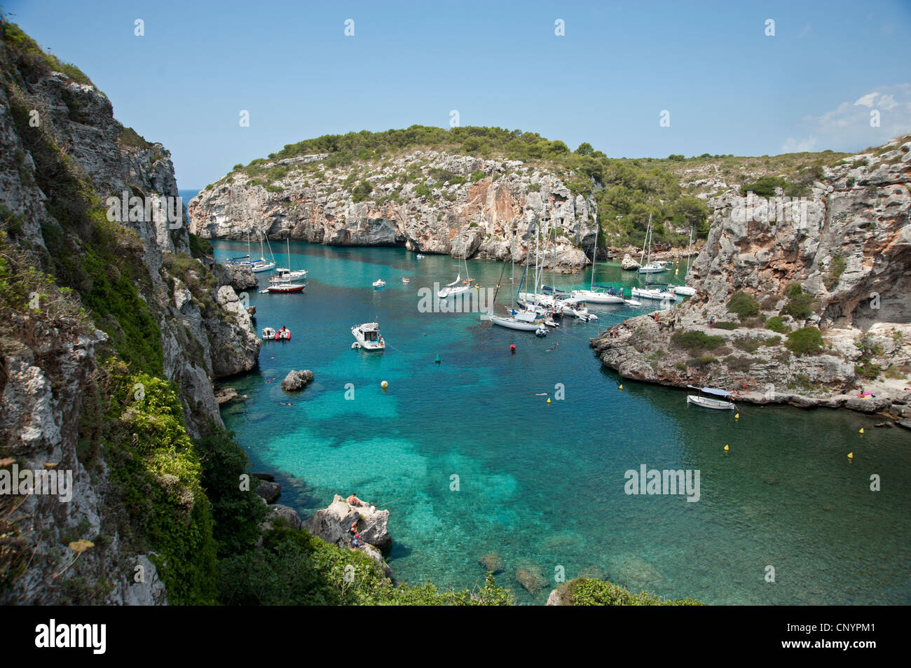 Calas coves moorings hi-res stock photography and images - Alamy