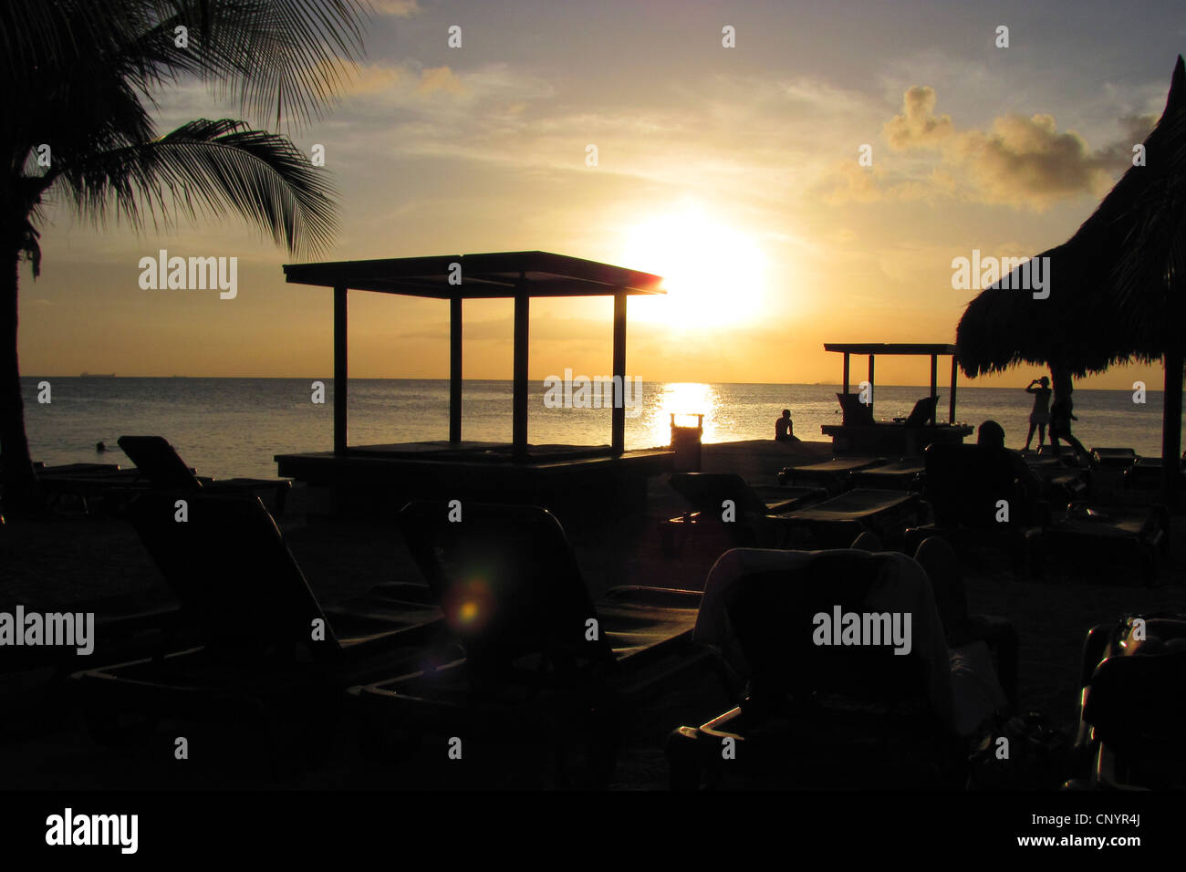 Our happy time on a tropical island Stock Photo - Alamy