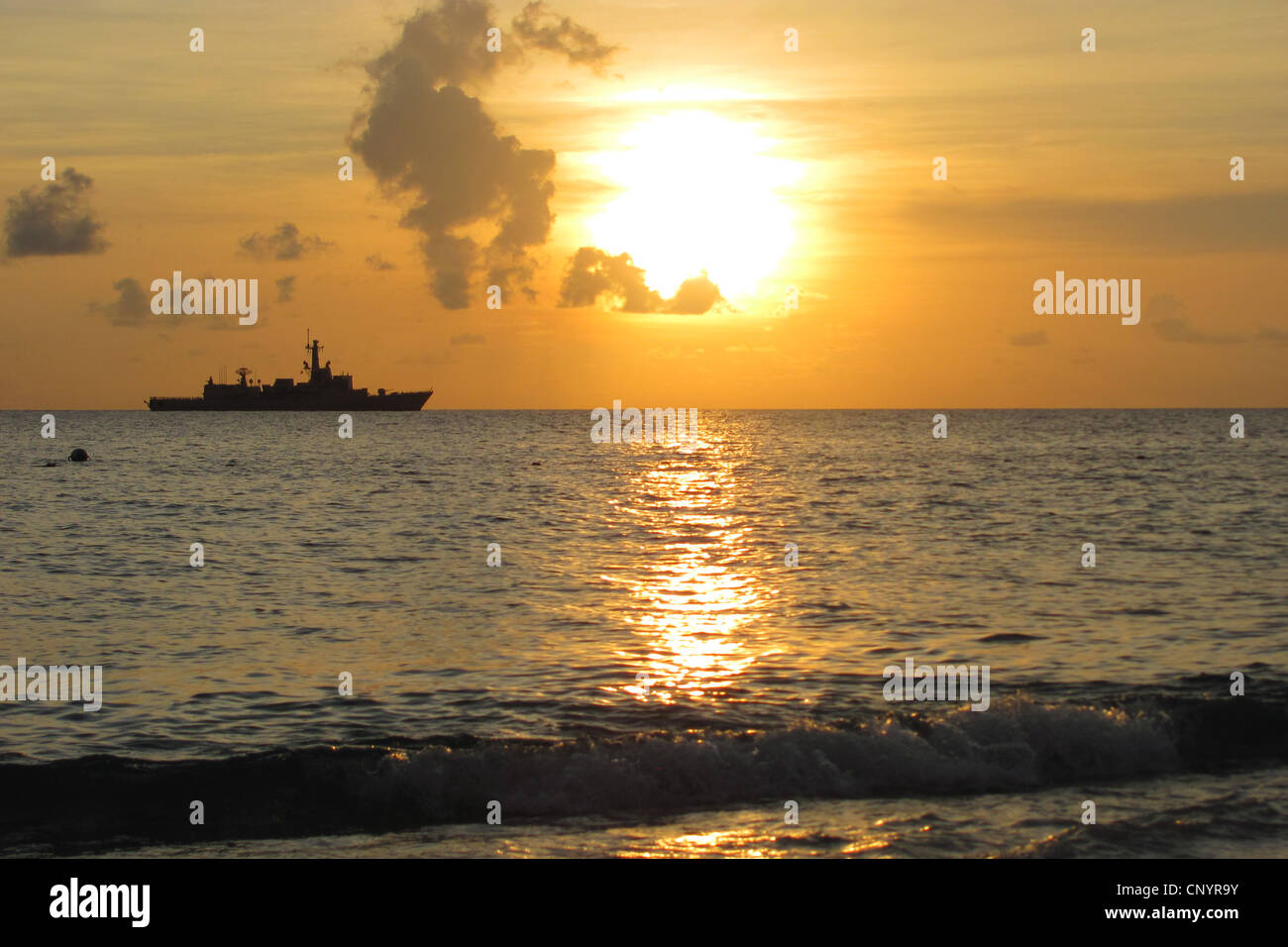 Our happy time on a tropical island Stock Photo - Alamy