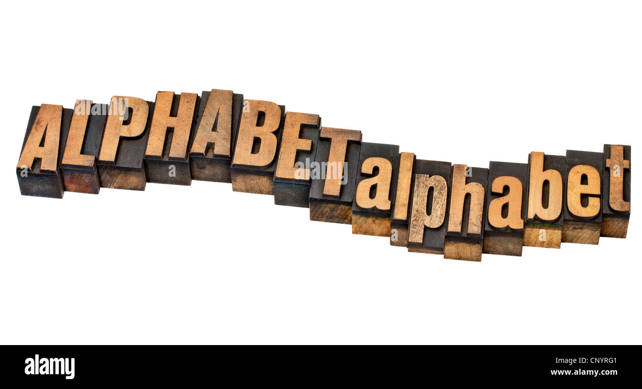 Lowercase alphabet hi-res stock photography and images - Alamy