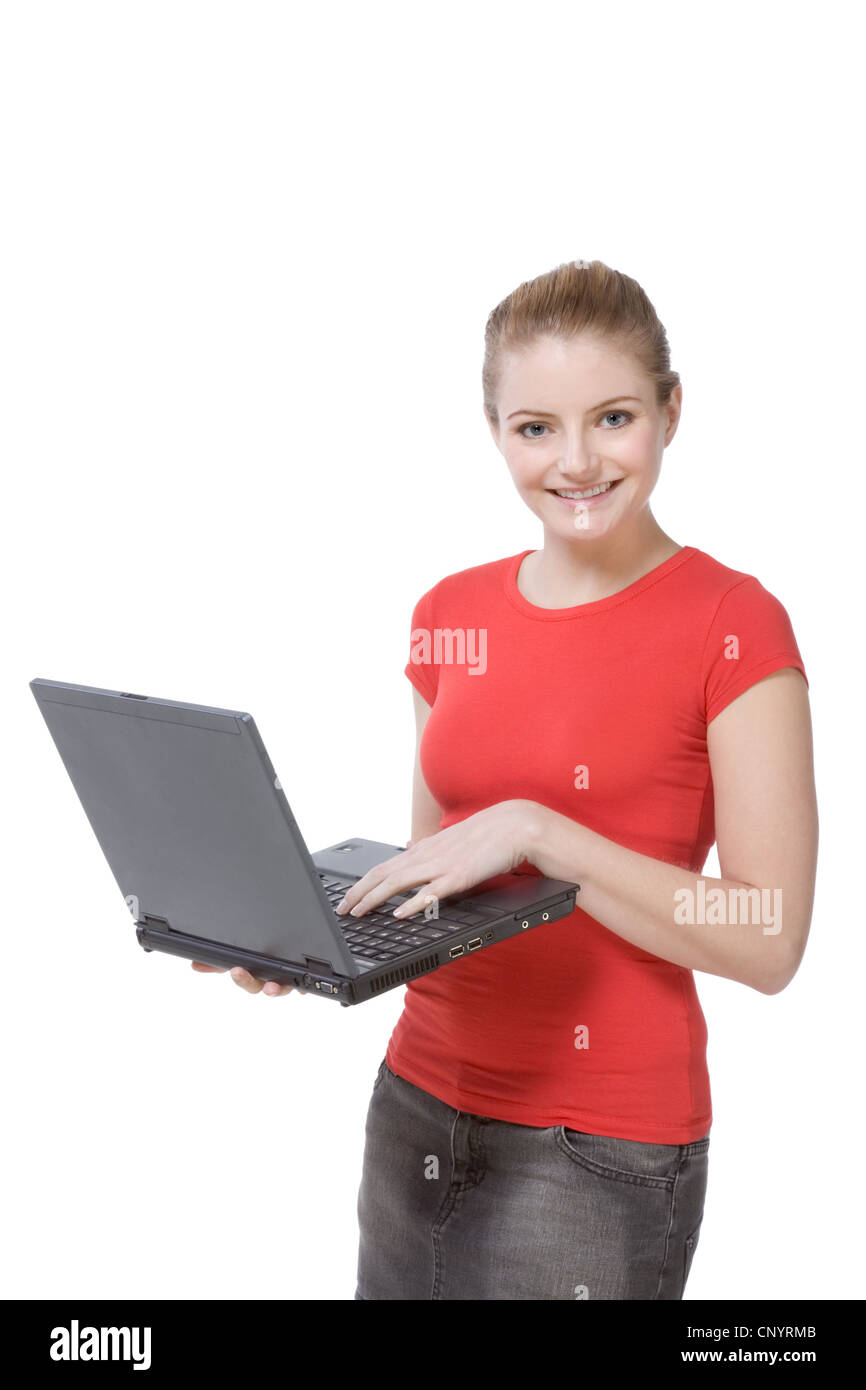 education series template - Friendly young woman high school student ...