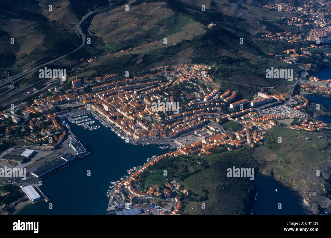 Port Vendres, Eastern Pyrenees, Languedoc-Roussillon region, France ...